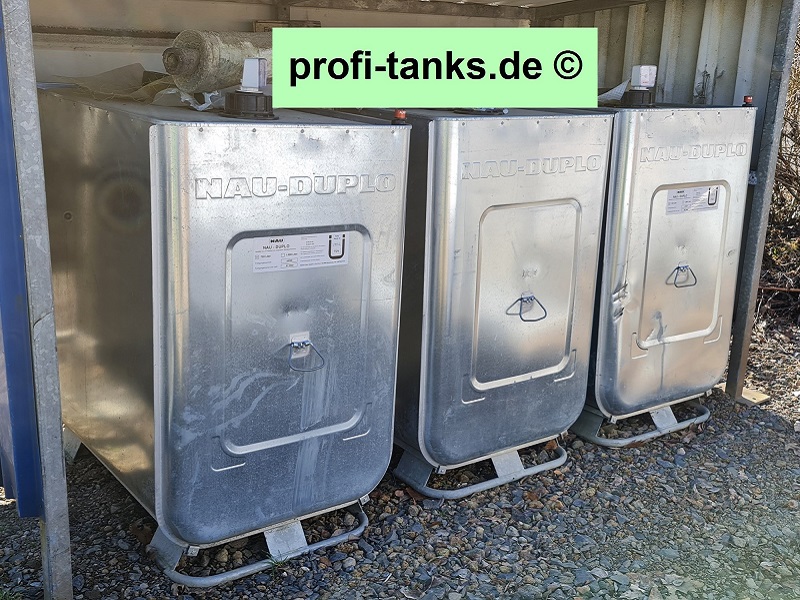 720 L S37 Stahltank doppelwandig verzinkt » Profi-Tanks - Wir kaufen ...