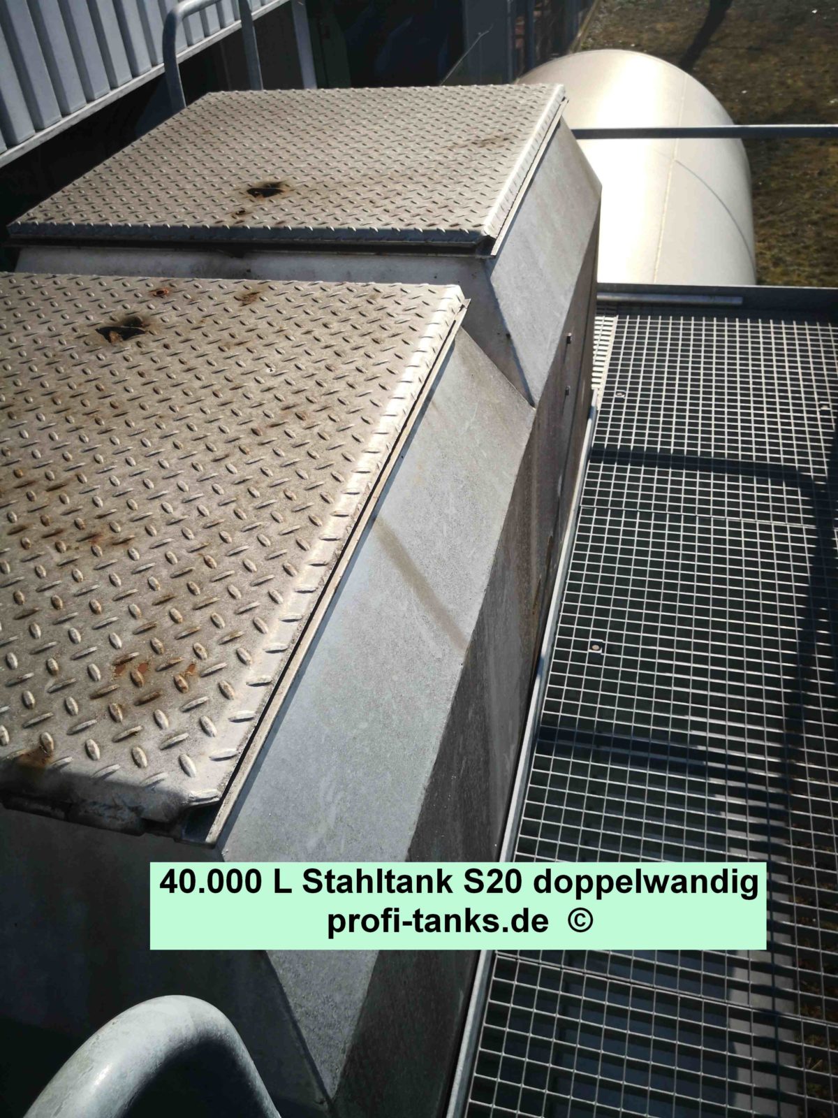 40.000 L S20 Stahltank doppelwandig beschichtet » Profi-Tanks - Wir ...